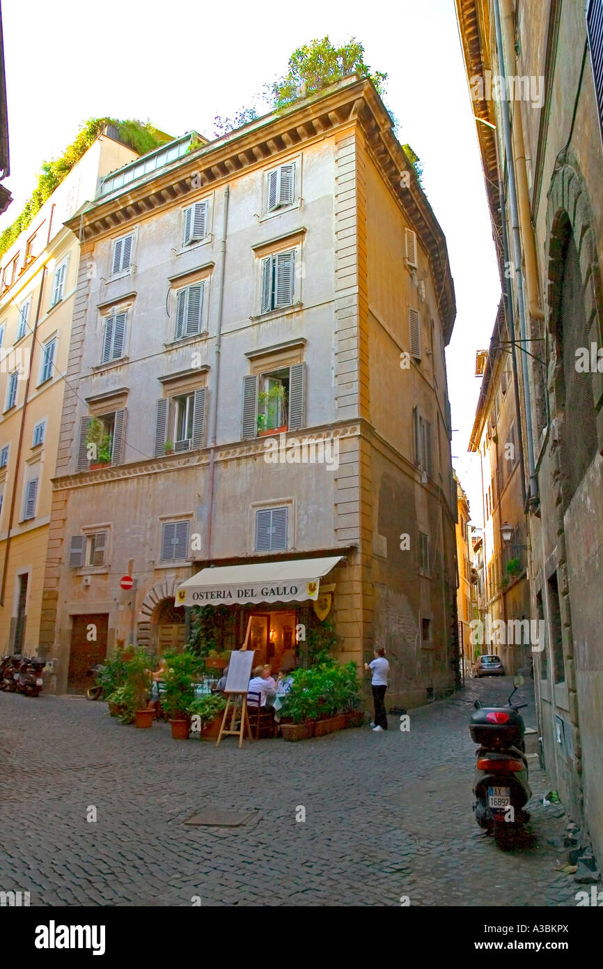 restaurant in rome Stock Photo - Alamy