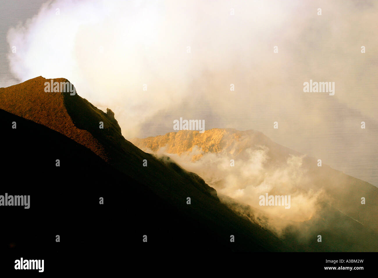 Stromboli eruption lava tourist hi-res stock photography and images - Alamy