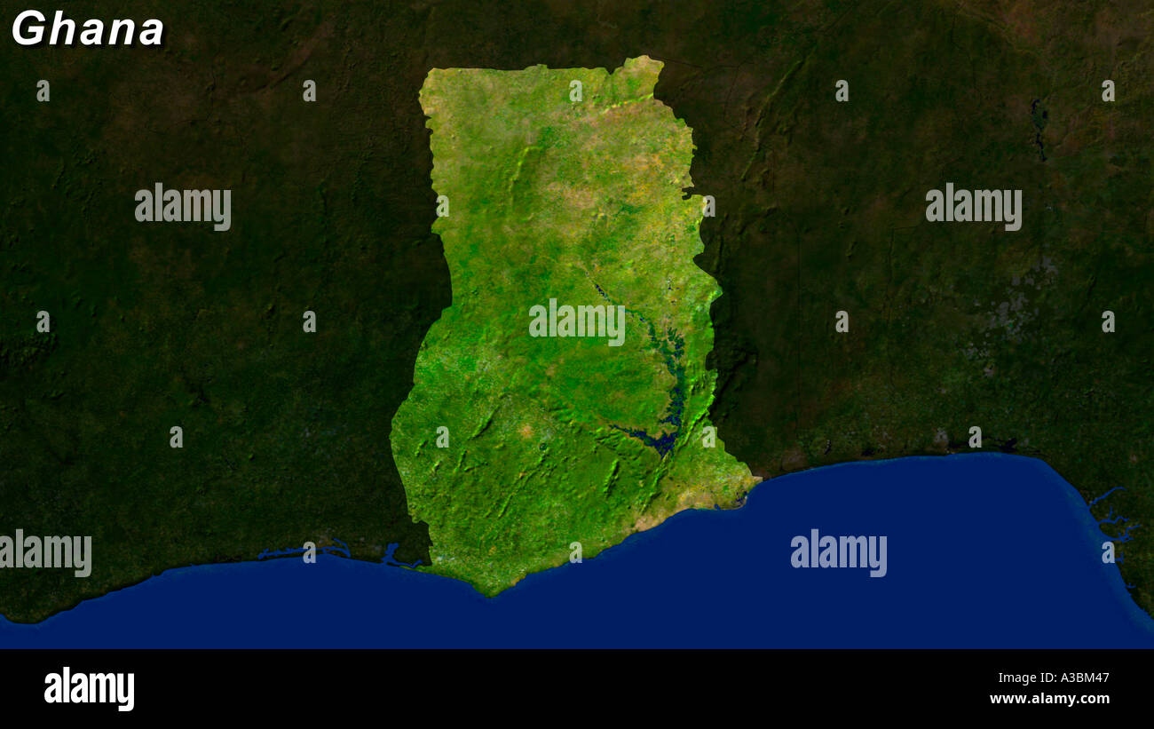 Maps of ghana hi-res stock photography and images - Alamy