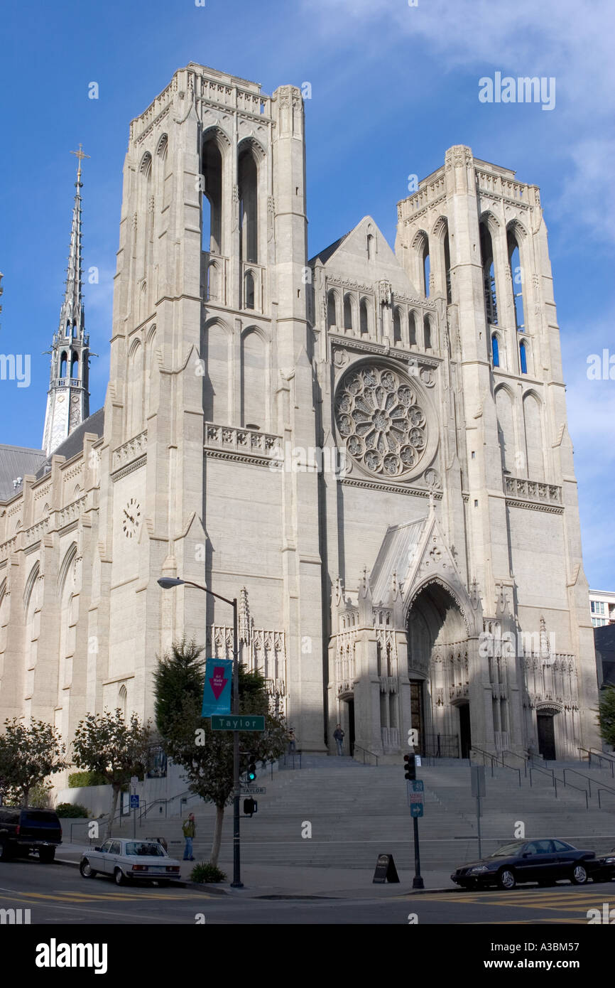 Grace Cathedral San Francisco California USA Stock Photo - Alamy