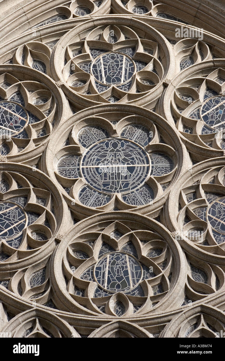 Rose Window Grace Cathedral San Francisco California USA Stock Photo ...