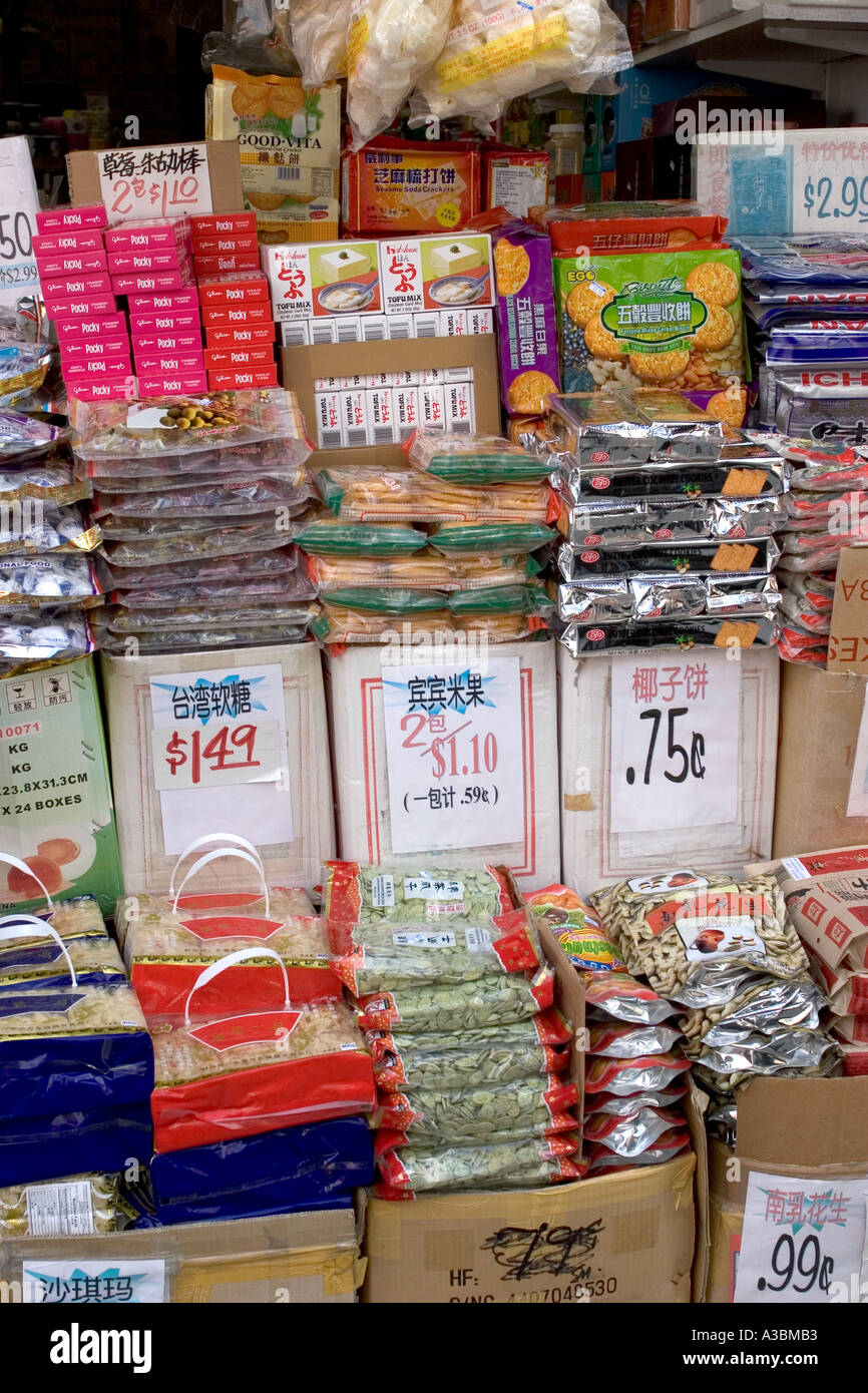 Food Shop Display Chinatown San Francisco California USA Stock Photo ...