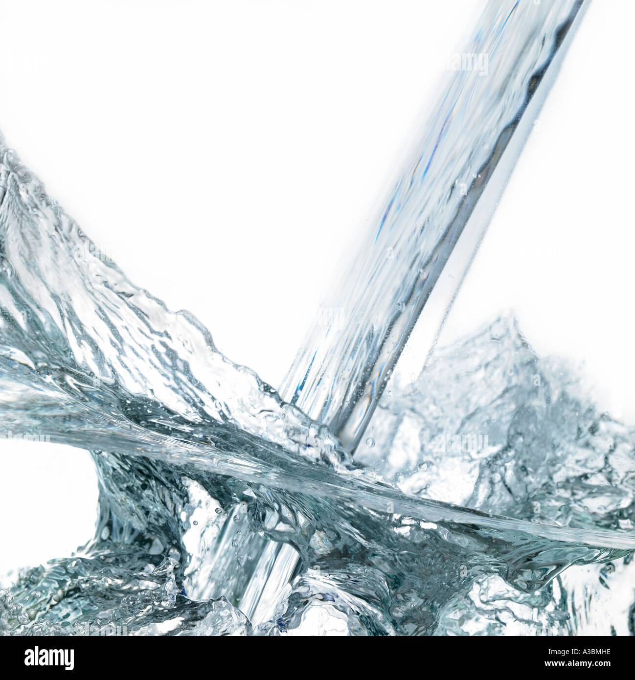 flowing waters cutting each other Stock Photo - Alamy