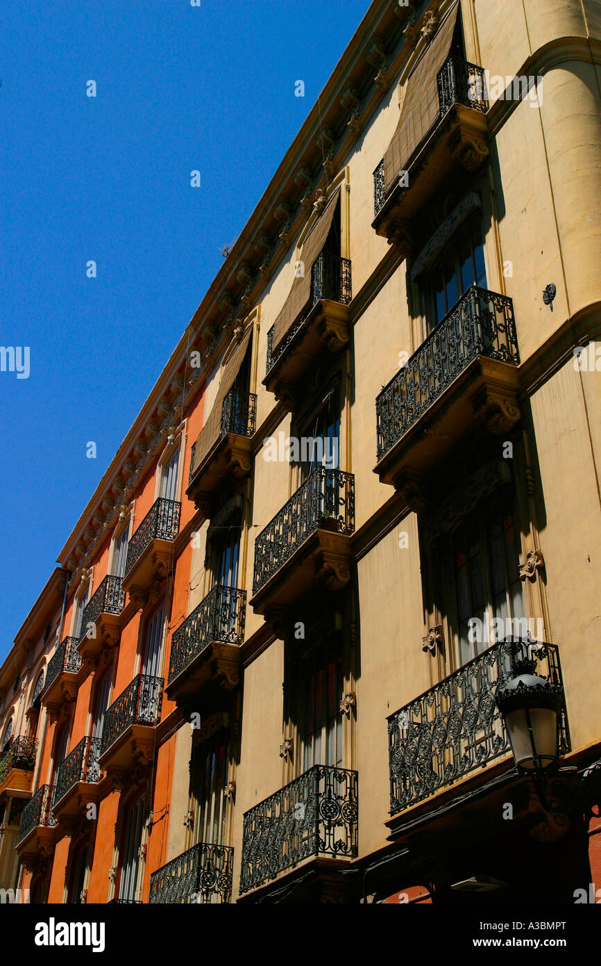 Valencia Spain building Stock Photo - Alamy