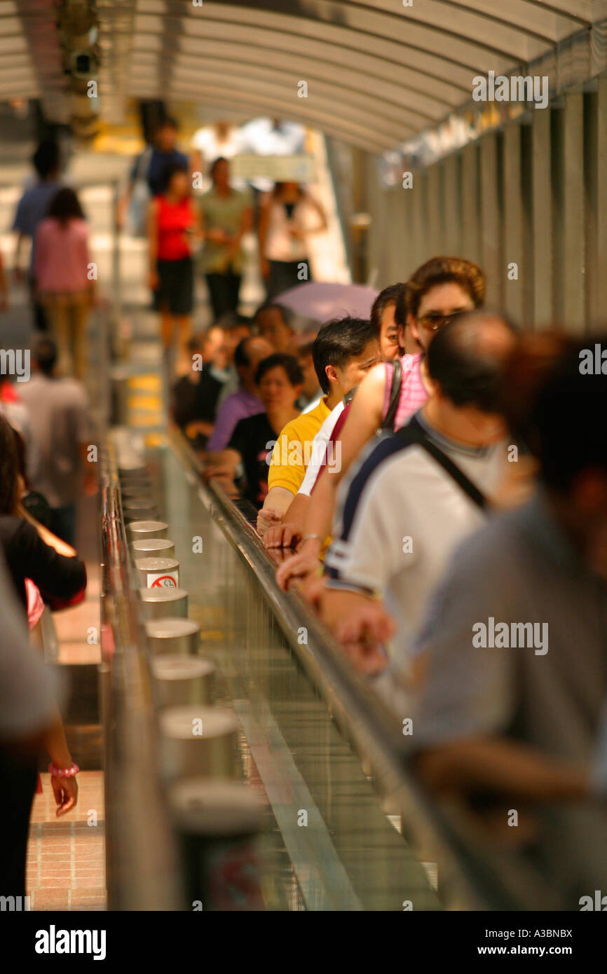 Hong Kong crowd Stock Photo - Alamy