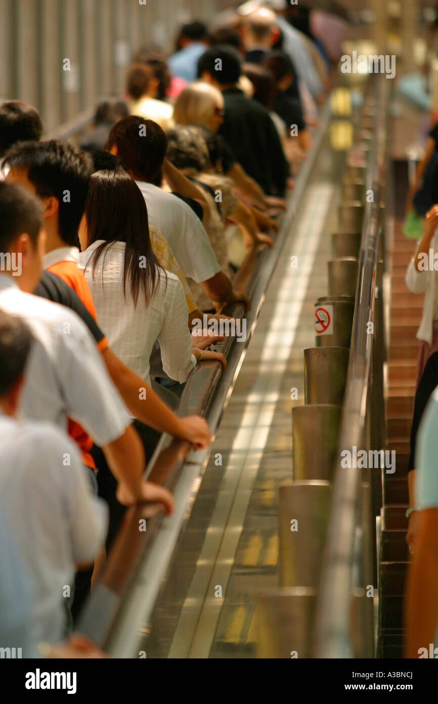 Hong Kong crowd Stock Photo - Alamy