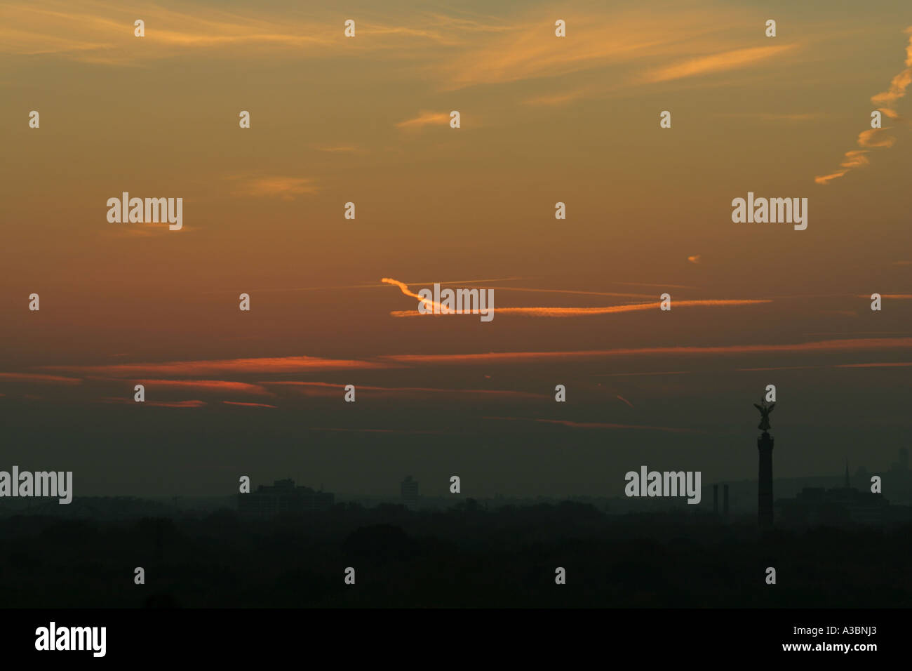 A wonderful sight of Berlin by sunset Stock Photo - Alamy