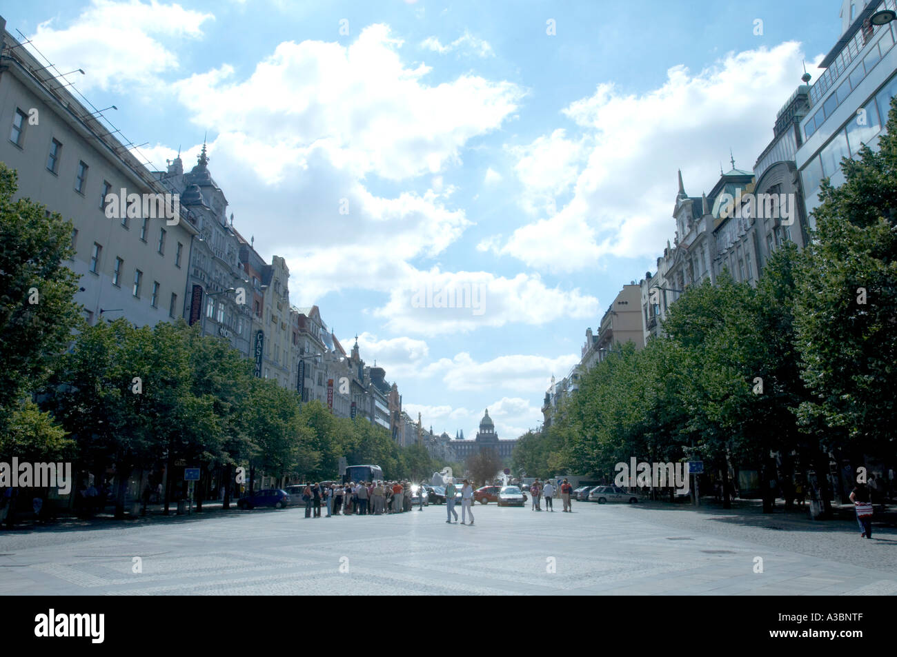 Vaclav,square in Prague, Czech Stock Photo - Alamy