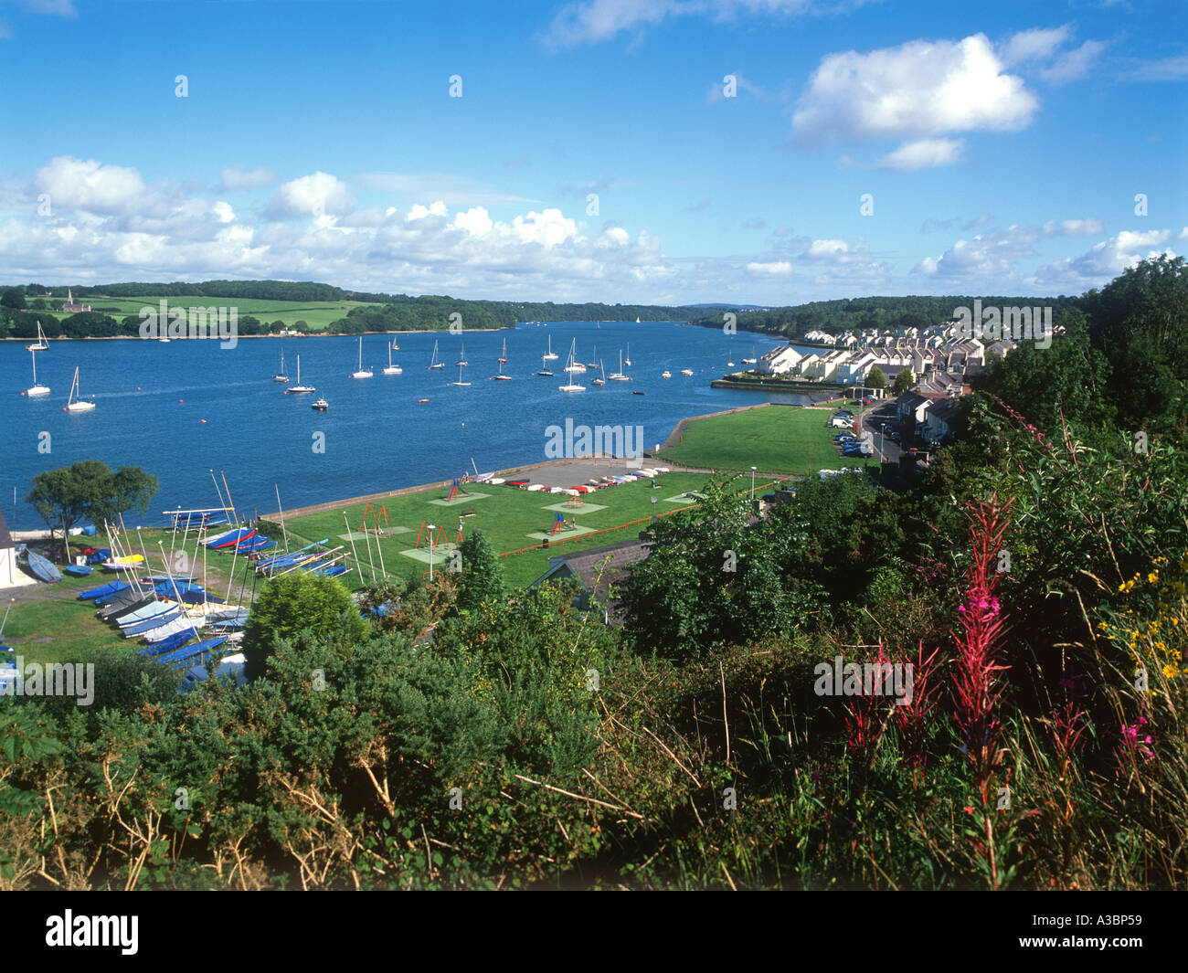 Sailing Menai Straits Anglesey North West Wales Stock Photo - Alamy