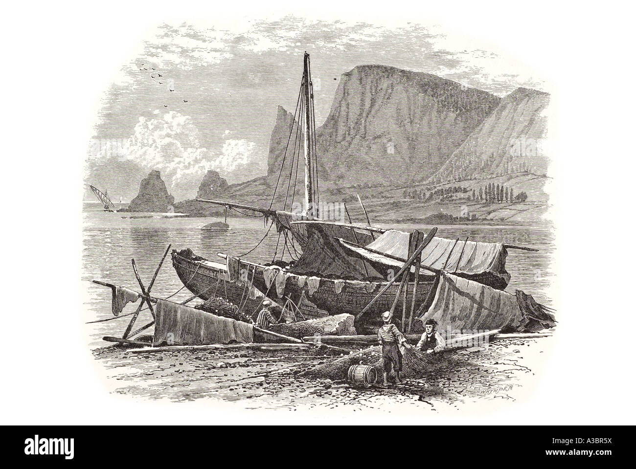 Russia Russian Soviet Union USSR Black sea Ukraine coastal Crimea cliff ...