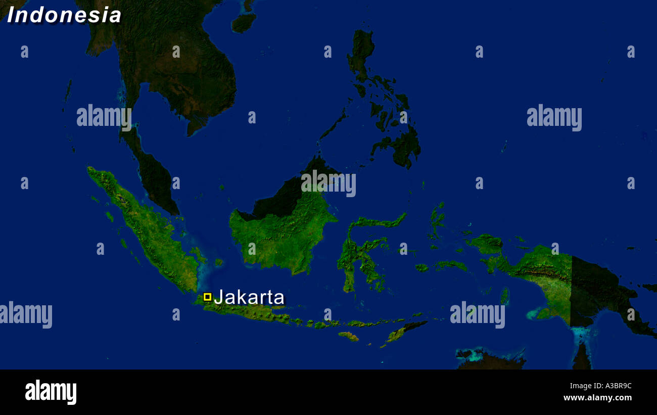 Jakarta map hi-res stock photography and images - Alamy