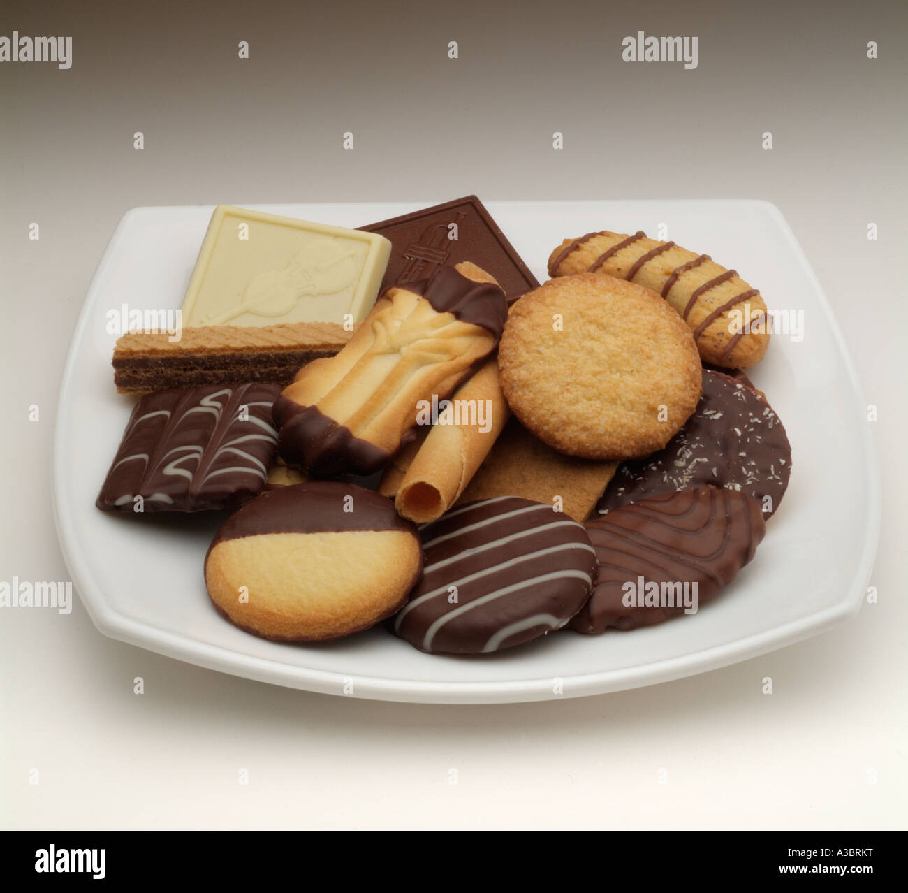 Biscuit flat rectangle rectangular eat hi-res stock photography and ...