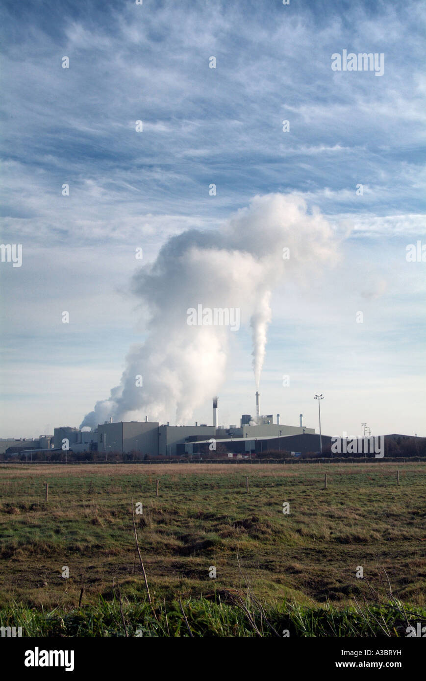 Queensferry paper mill steam pollution waste heat global warming cloud ...