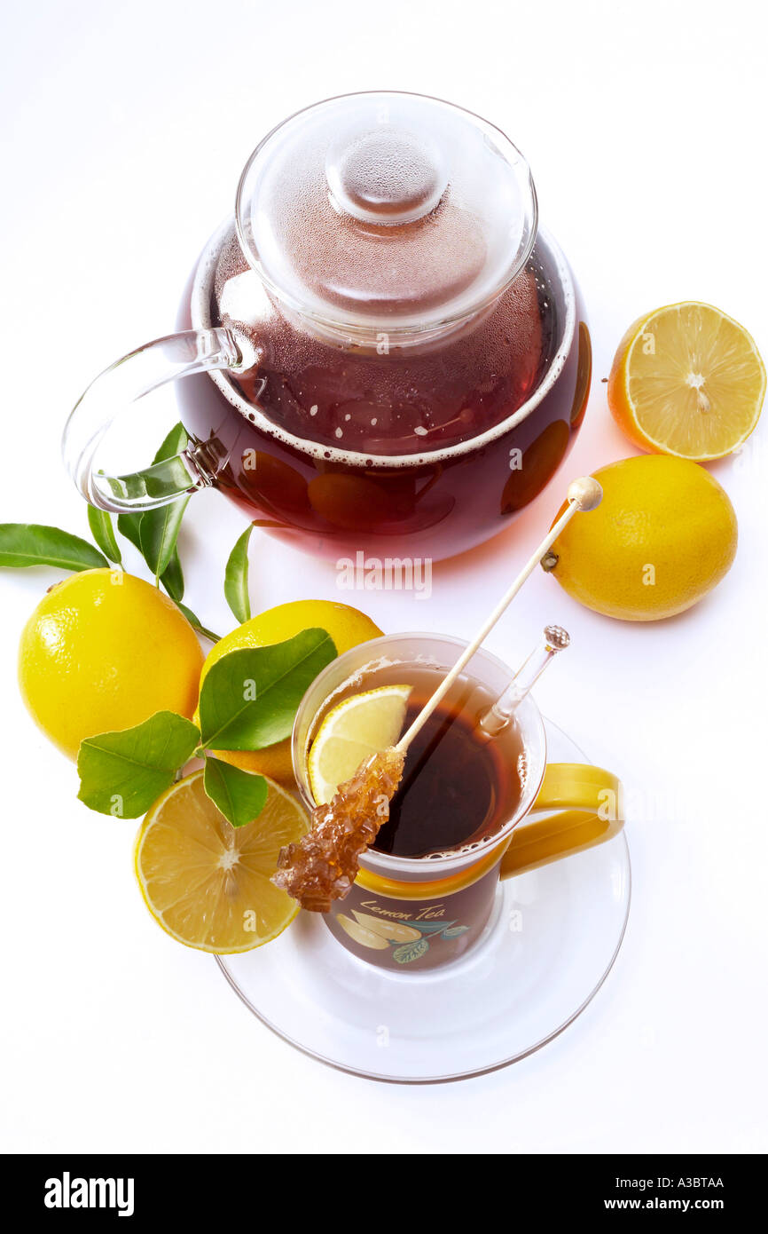 Lemon tea teas hot drink drinks hi-res stock photography and images - Alamy