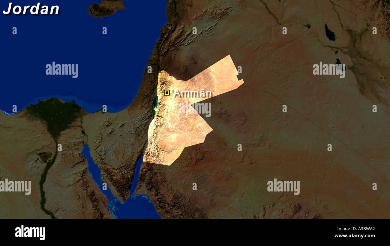 Maps of jordan hi-res stock photography and images - Alamy