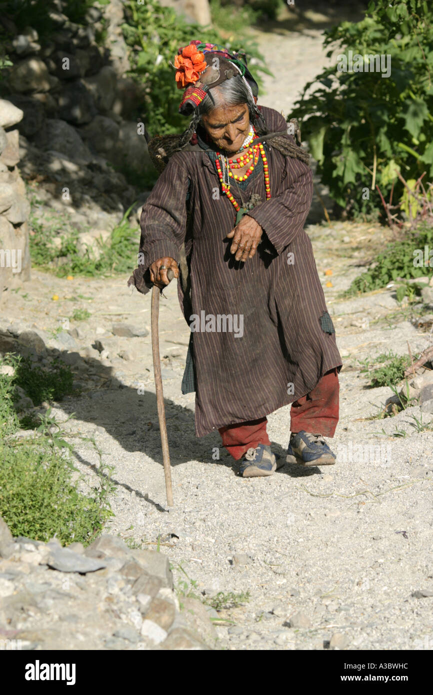 The typical headgear of the Dardi. The Dard tribesmen are one of the ...