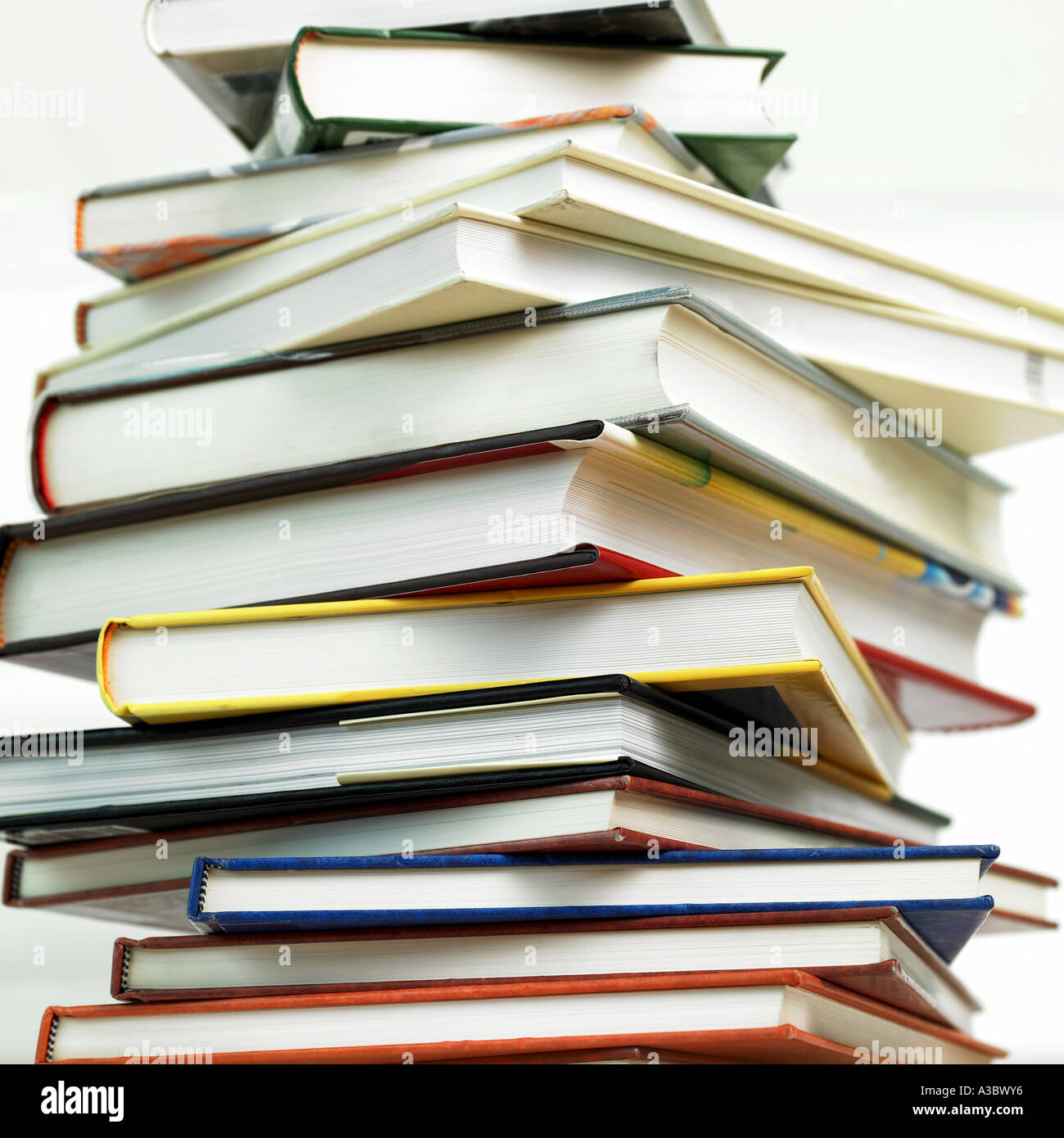 a big pile of books with colorful covers Stock Photo - Alamy