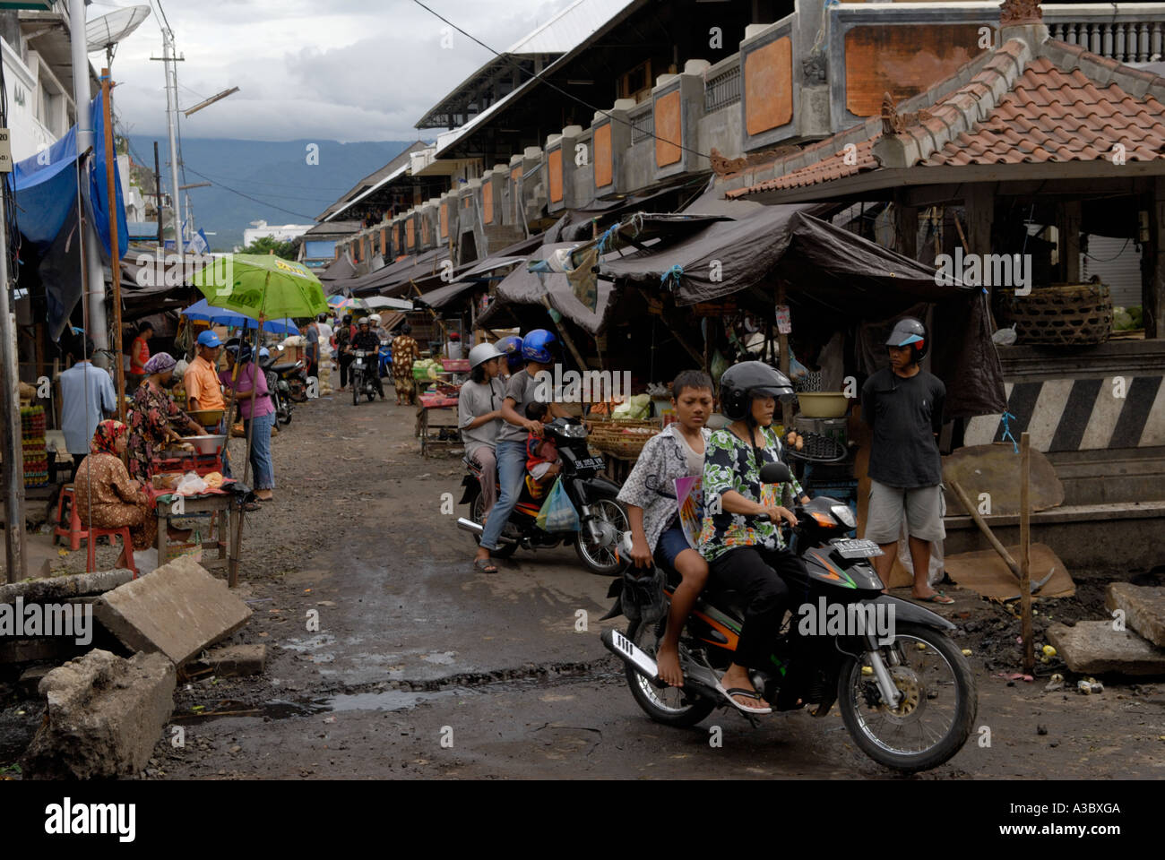 Singaraja food market Bali daily life Indonesia Southeast Asia 2006 ...