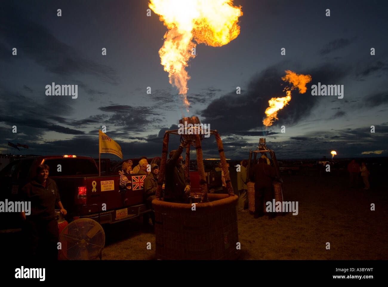 Albuquerque International Balloon Fiesta - Balloon Glow Stock Photo - Alamy
