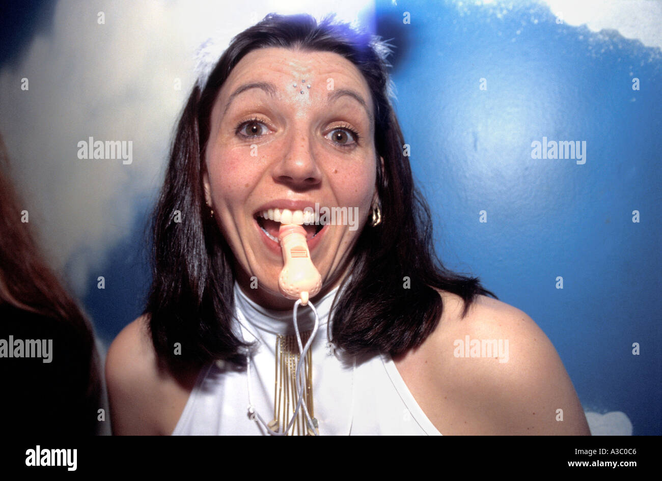 Hen party celebrating in a Blackpool nightclub, England UK Stock Photo ...