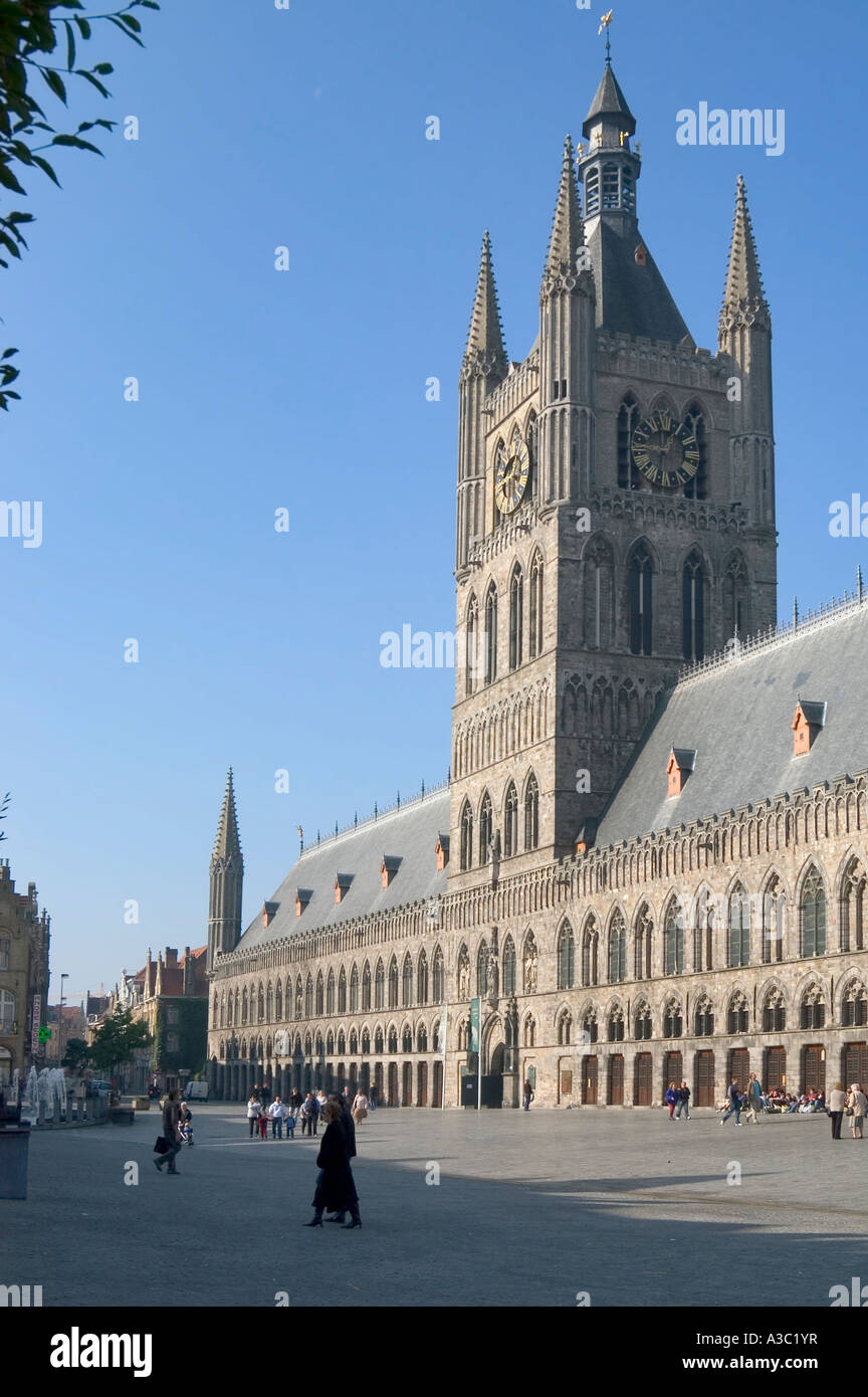 Cloth Hall Ieper Flanders West Vlaanderen Belgium Stock Photo - Alamy
