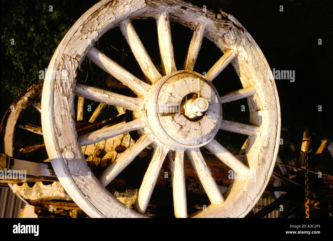 Wooden old fashioned Wheel 2 Stock Photo - Alamy