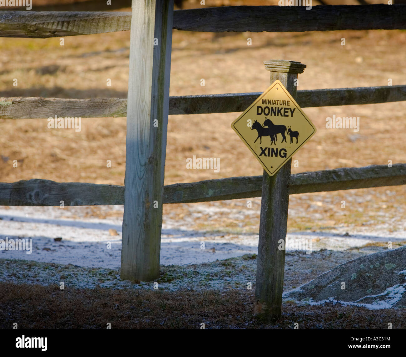 Donkey warning sign hi-res stock photography and images - Alamy