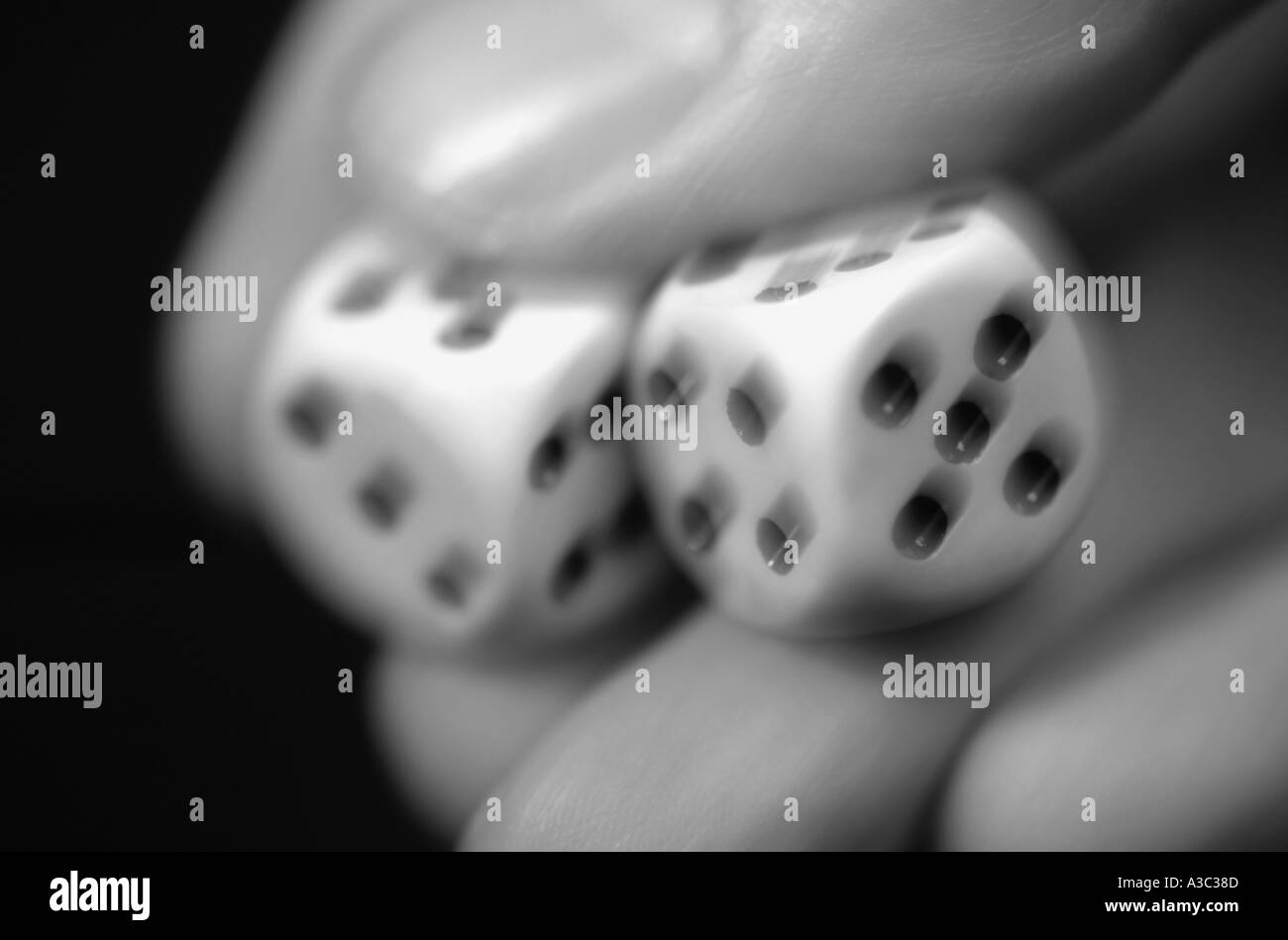 Throw of the dice Stock Photo - Alamy