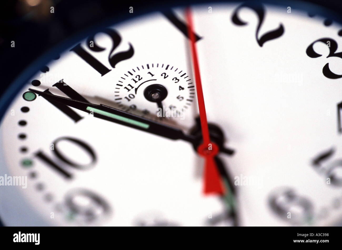 Alarm clock face Stock Photo - Alamy