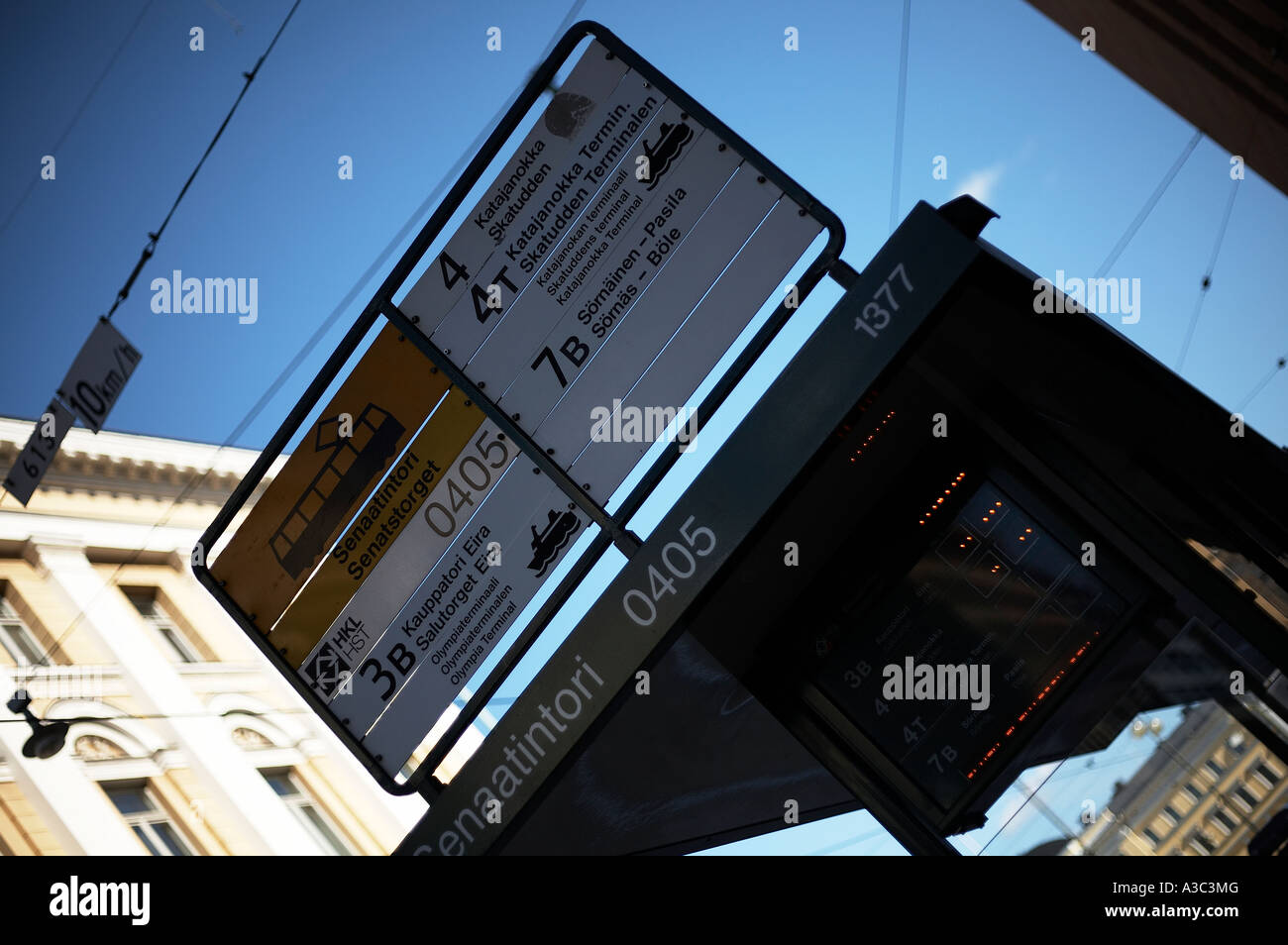 Helsinki, Finland - Tram stop Stock Photo - Alamy