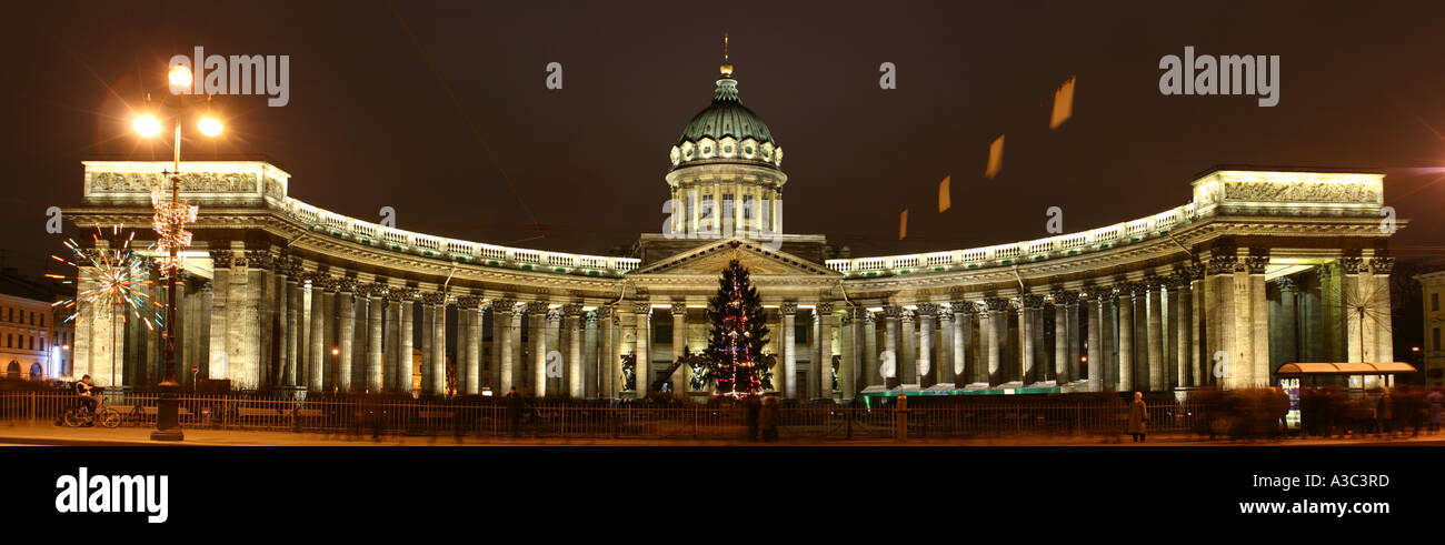 The Kazan Cathedral. St.Petersburg. Russia Stock Photo - Alamy