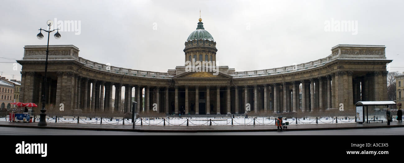 Columns of kazan cathedral hi-res stock photography and images - Alamy