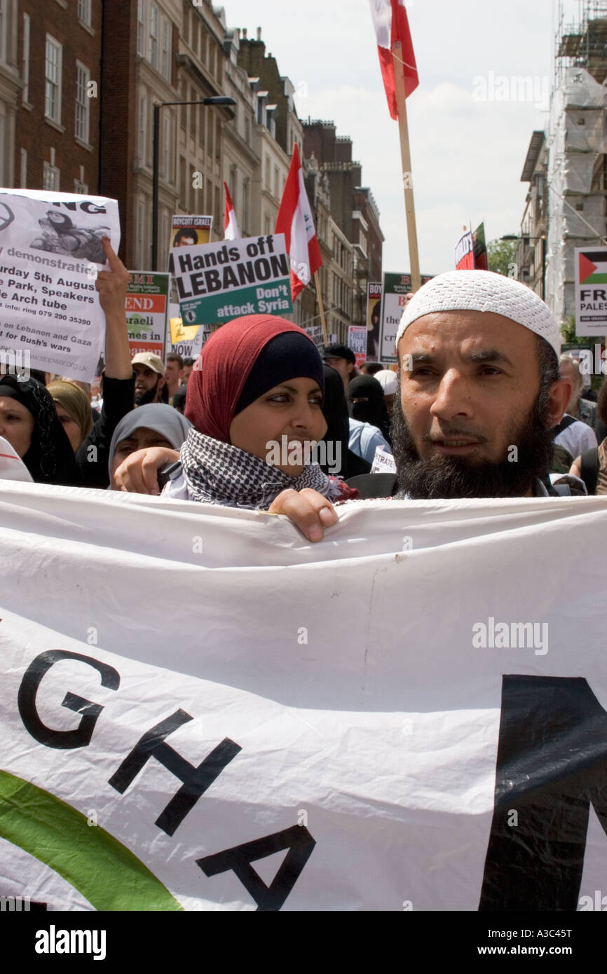 Stop the war rally 5th August 2006 London England Stock Photo - Alamy