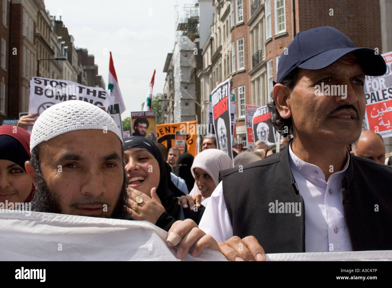 Stop the war rally 5th August 2006 London England Stock Photo - Alamy