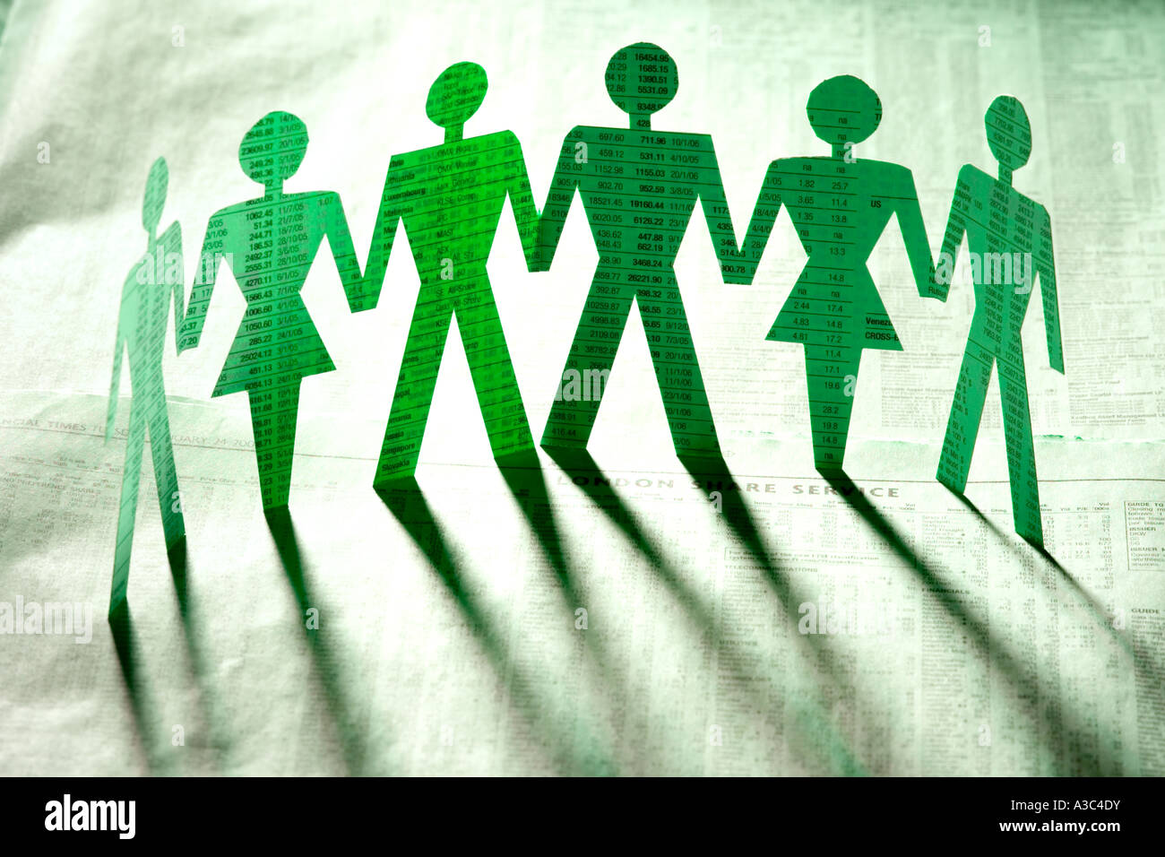 Paper cut outs boy girl hi-res stock photography and images - Alamy