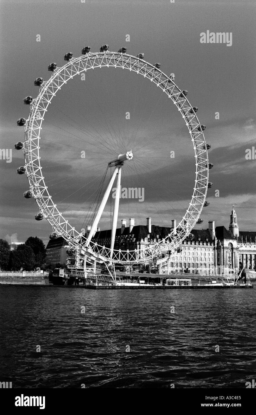 Thames birds eye view Black and White Stock Photos & Images - Alamy