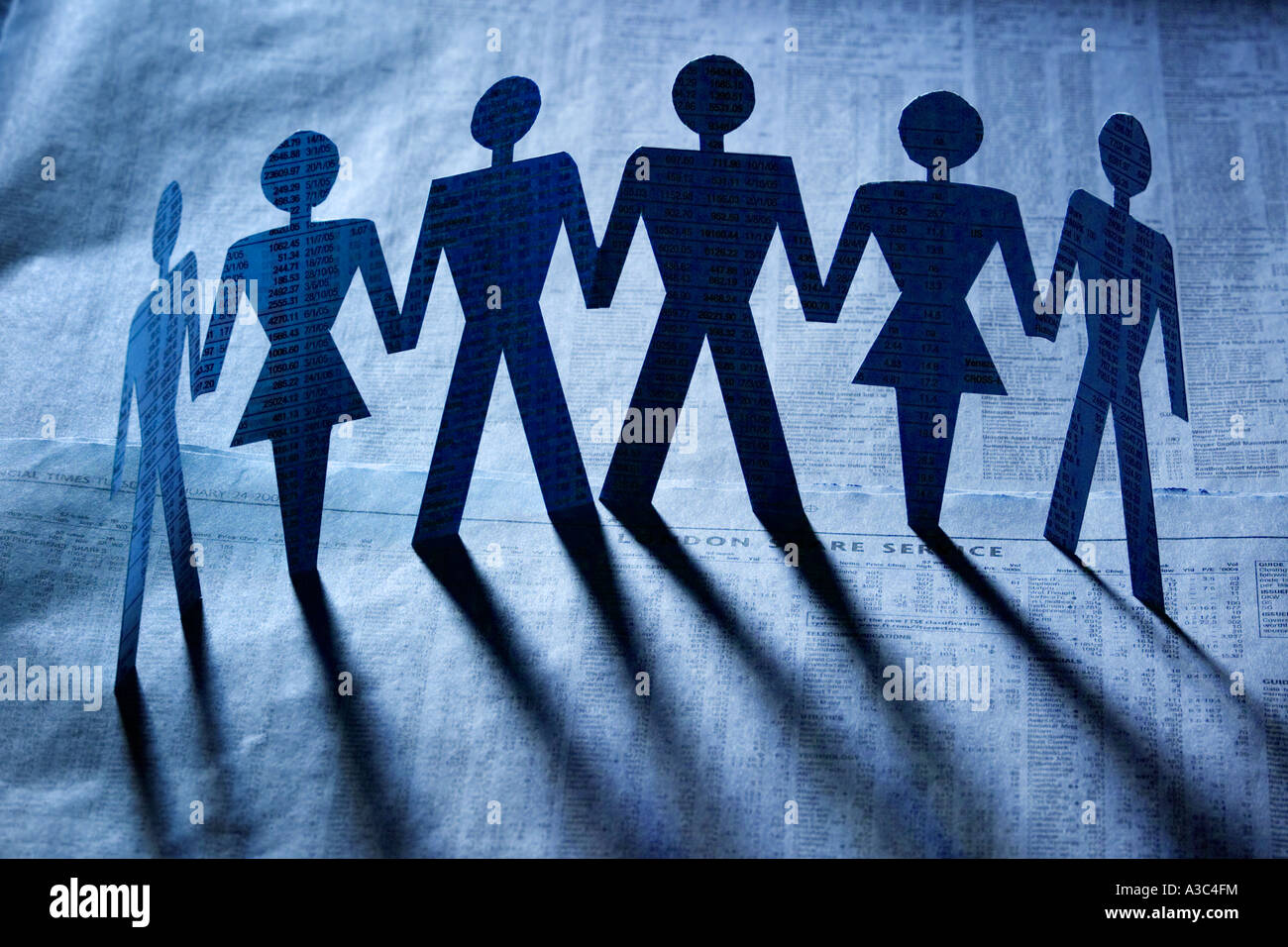 Paper cut outs boy girl hi-res stock photography and images - Alamy