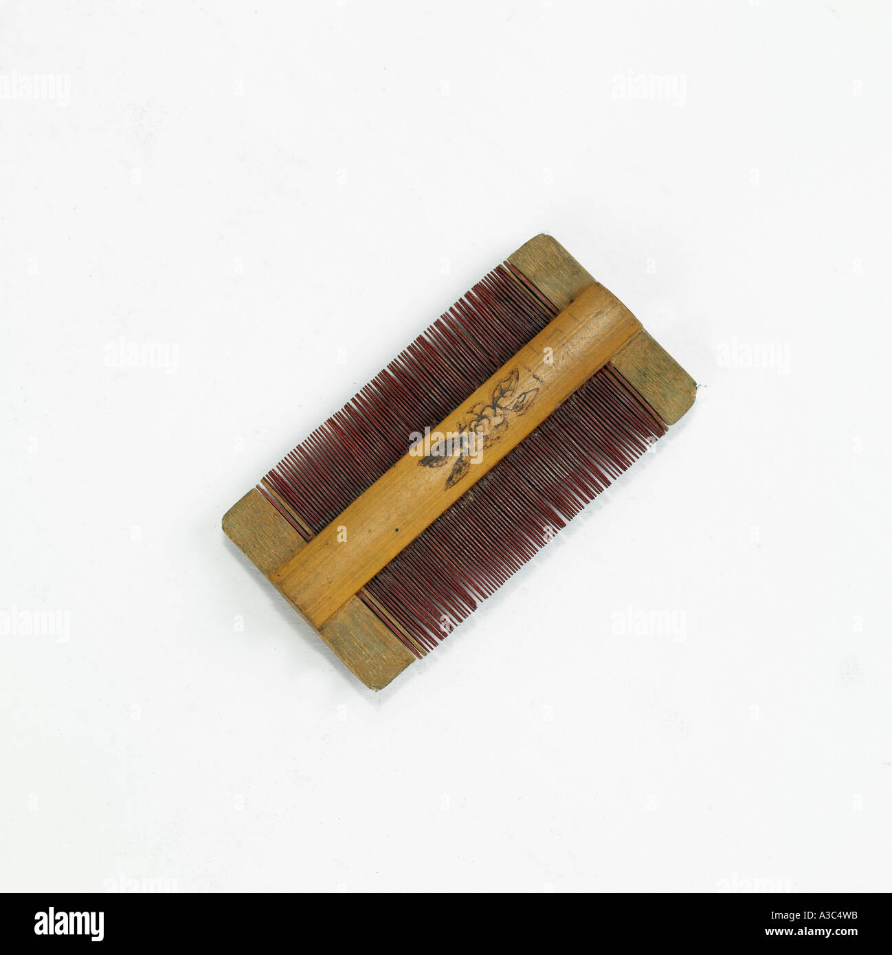 fine-tooth bamboo comb,object,antique,living artic Stock Photo - Alamy