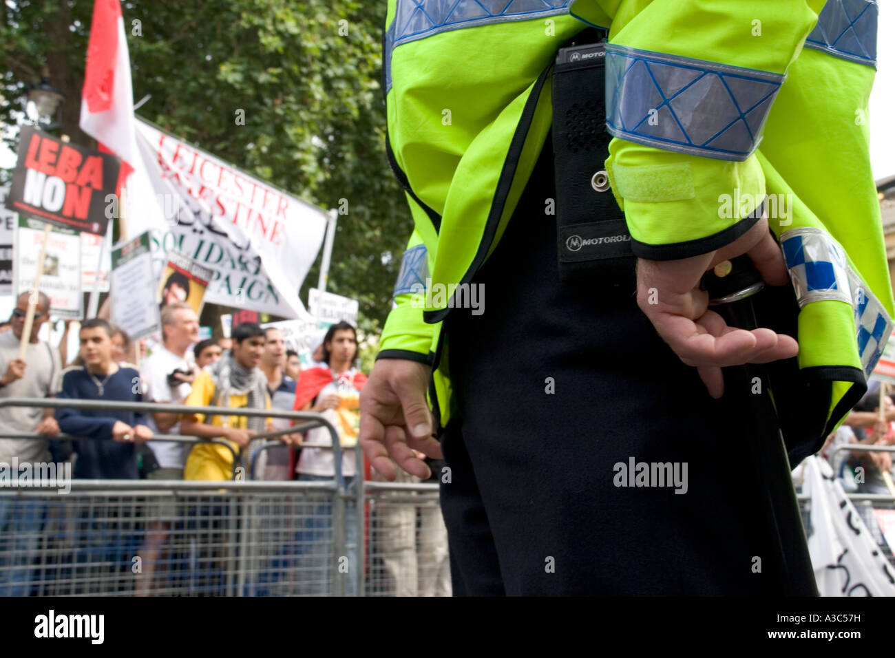 Stop the war rally 5th August 2006 London England Stock Photo - Alamy