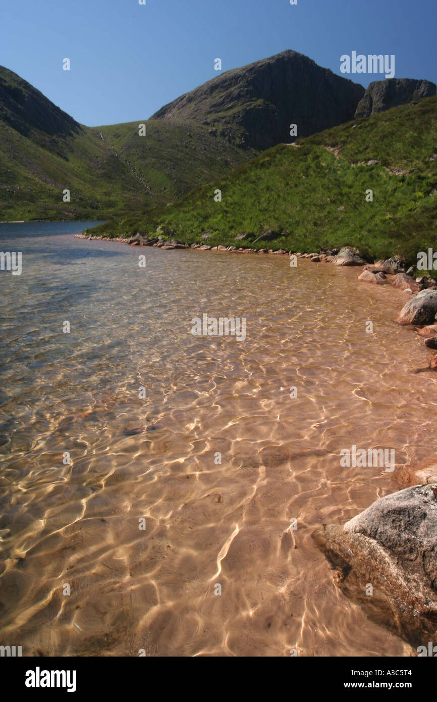 Scotland - A sun drenched Loch Avon in the Cairngorm National Nature ...