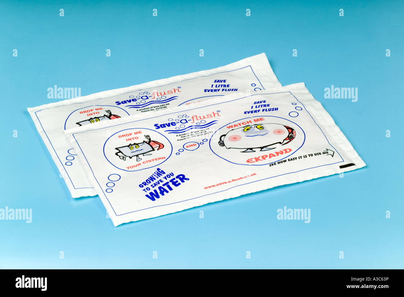 Save-a-Flush water saving device for toilet cistern Stock Photo - Alamy