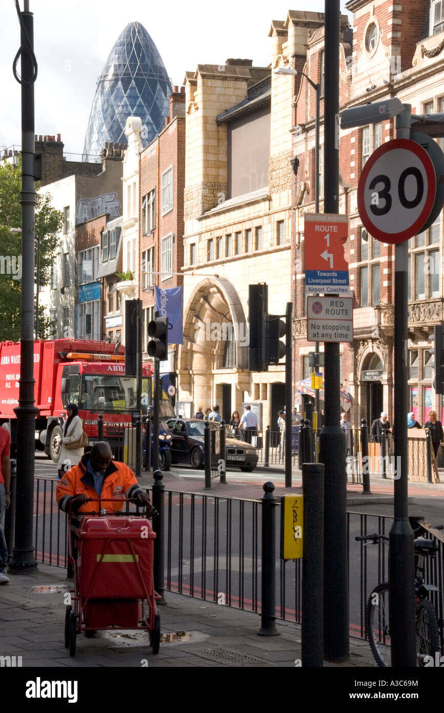 The busy, vibrant and colourful Whitechapel market in Tower Hamlets ...