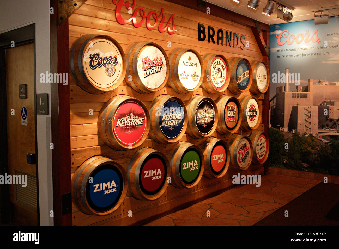 Coors Brand wall Stock Photo - Alamy
