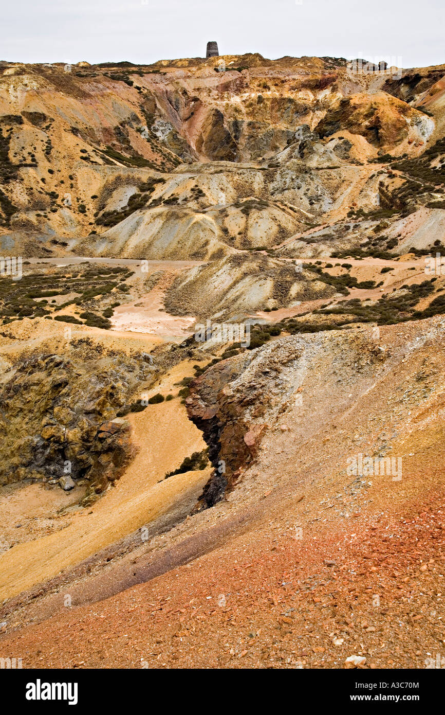 Polluted contaminated ground with no plant life the Great Open Parys ...
