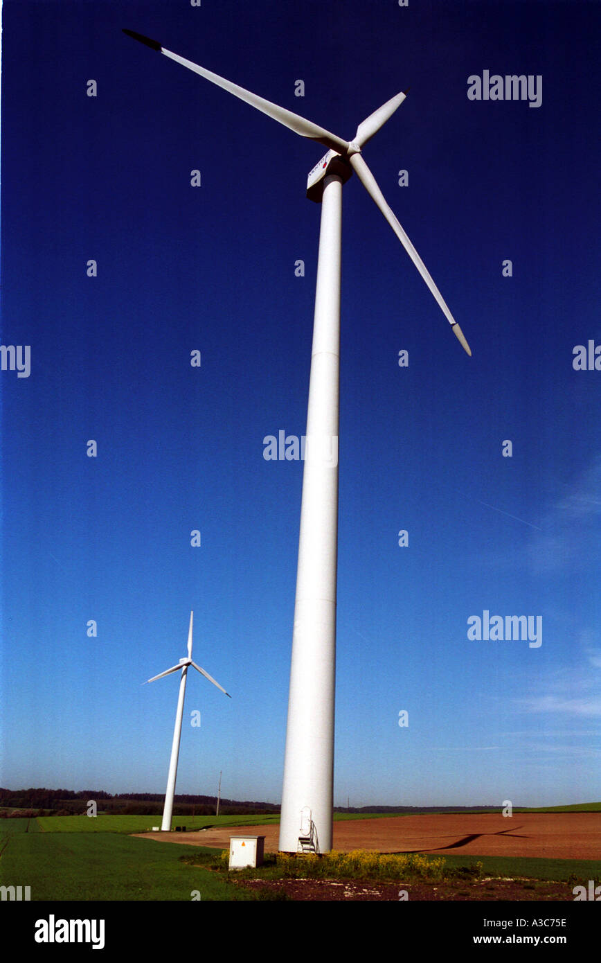wind energy mast in Germany Stock Photo - Alamy