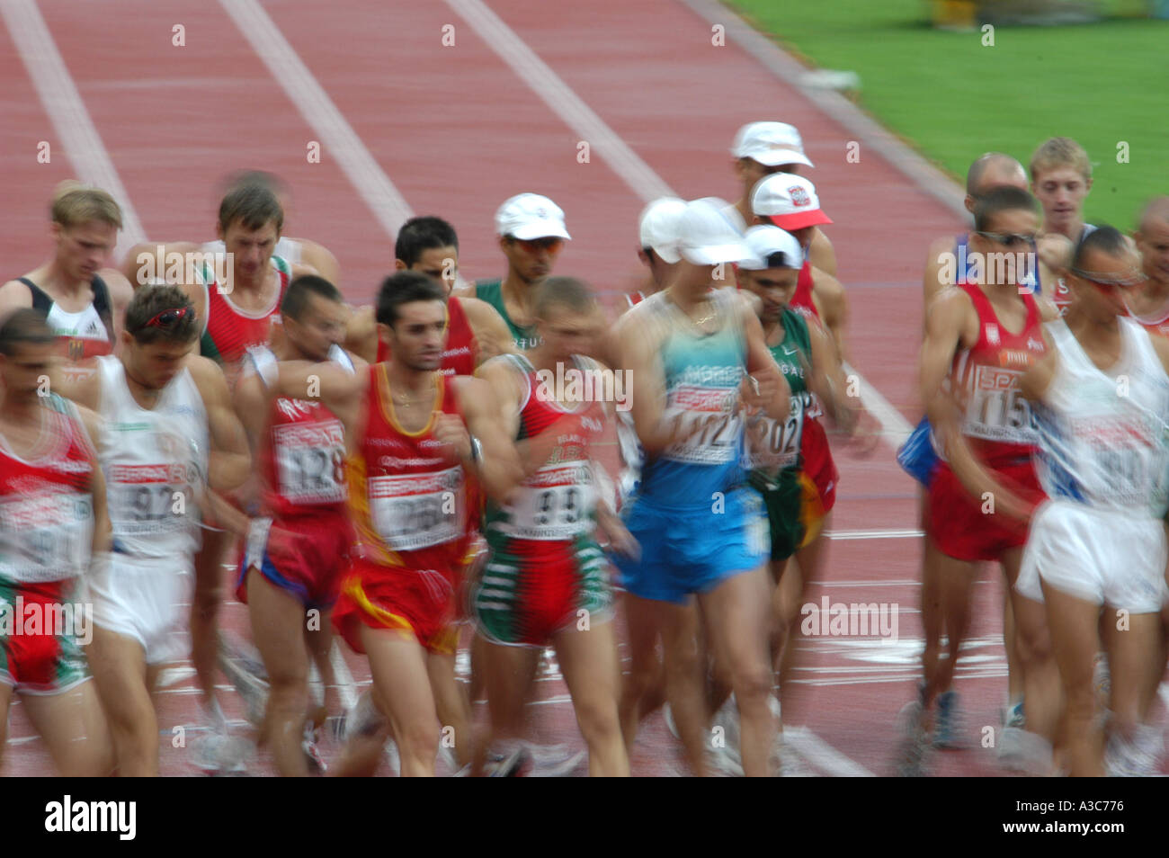 5000m race track and field athletics Stock Photo - Alamy