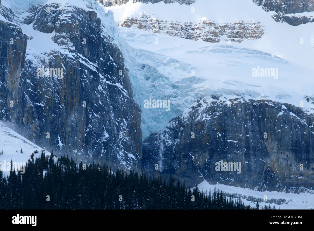 GLACIER, Banff National Park, Alberta, Canada Stock Photo - Alamy