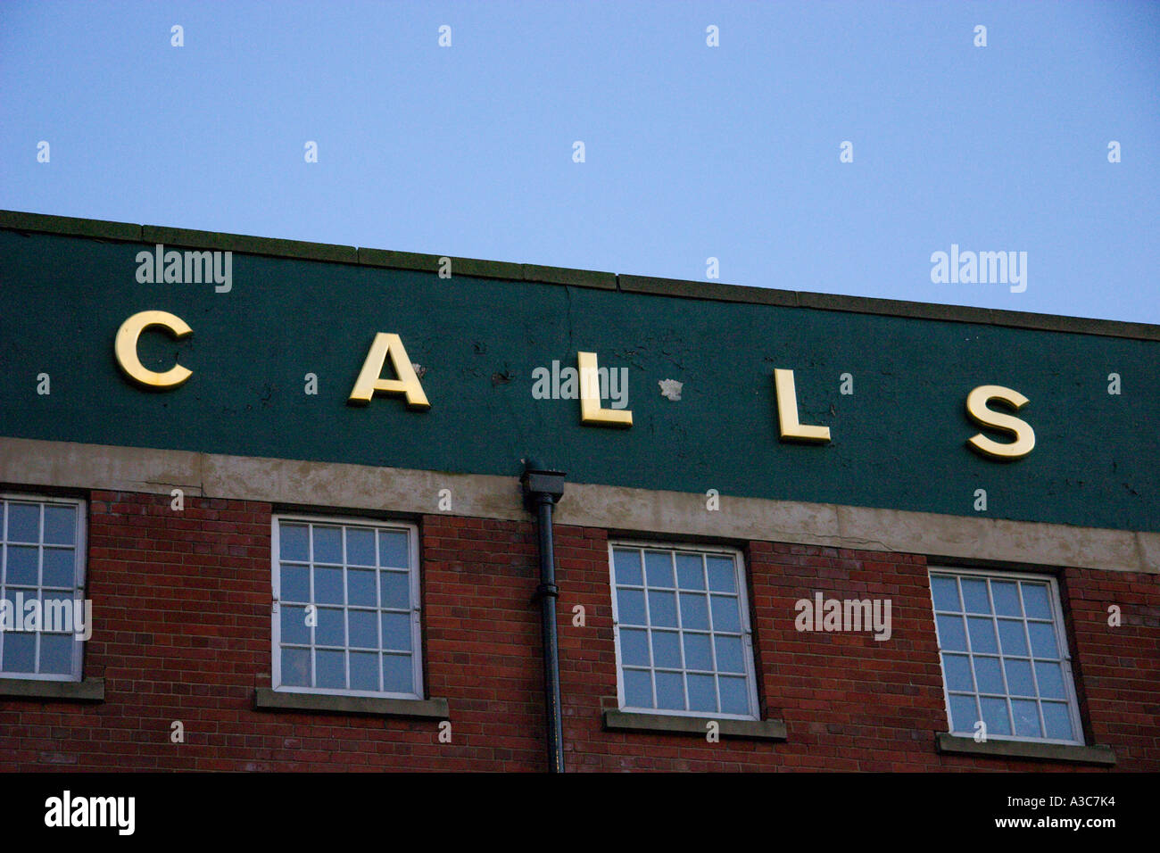 The Calls sign Leeds UK Stock Photo - Alamy