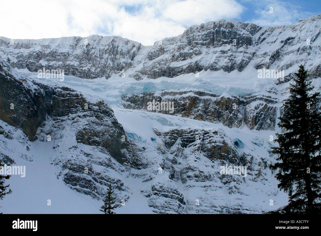 Crowfoot glacier, Banff National Park, Alberta, Canada Stock Photo - Alamy