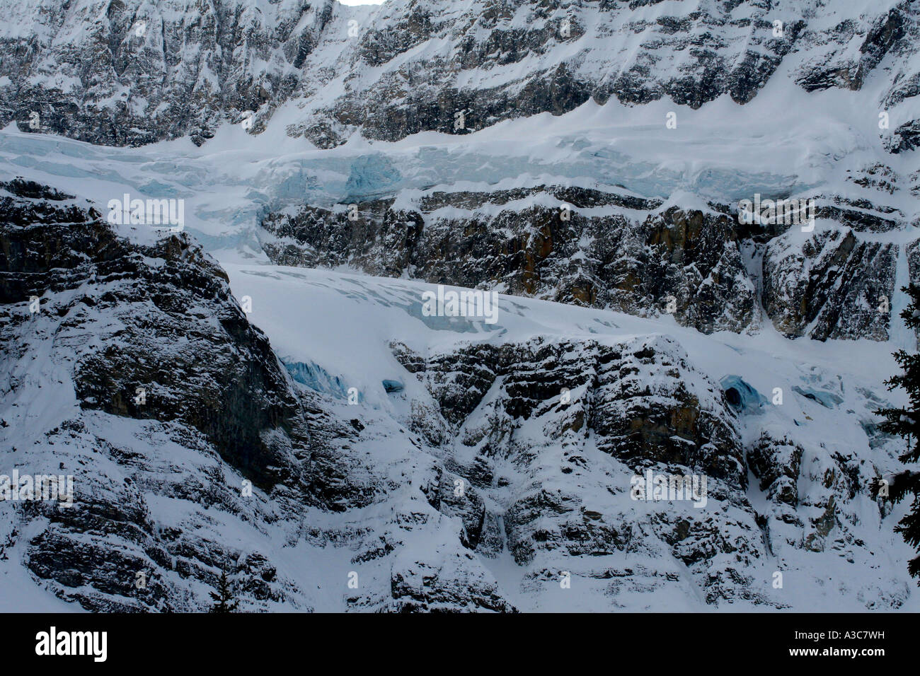 Crowfoot glacier, Banff National Park, Alberta, Canada Stock Photo - Alamy